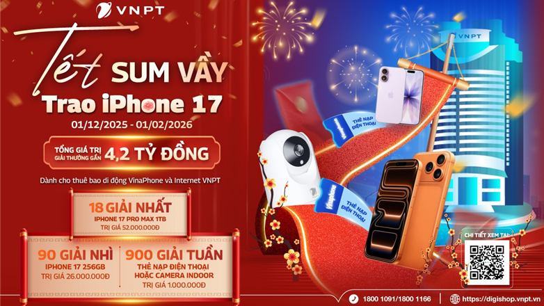 VNPT siêu khuyến mại tết 2026 với chương trình “Tết sum vầy – Trao ...